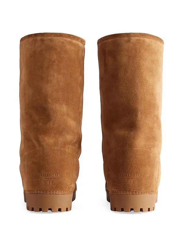 Balenciaga Alaska Faux Fur High Boots