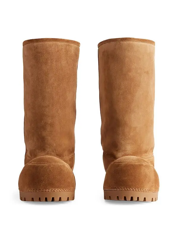 Balenciaga Alaska Faux Fur High Boots
