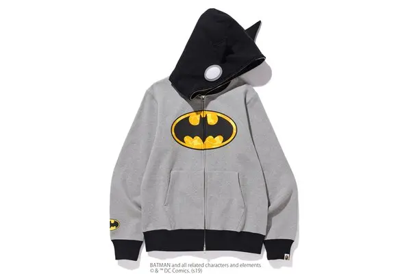 A BATHING APE X Dc Batman Full Zip Hoodie