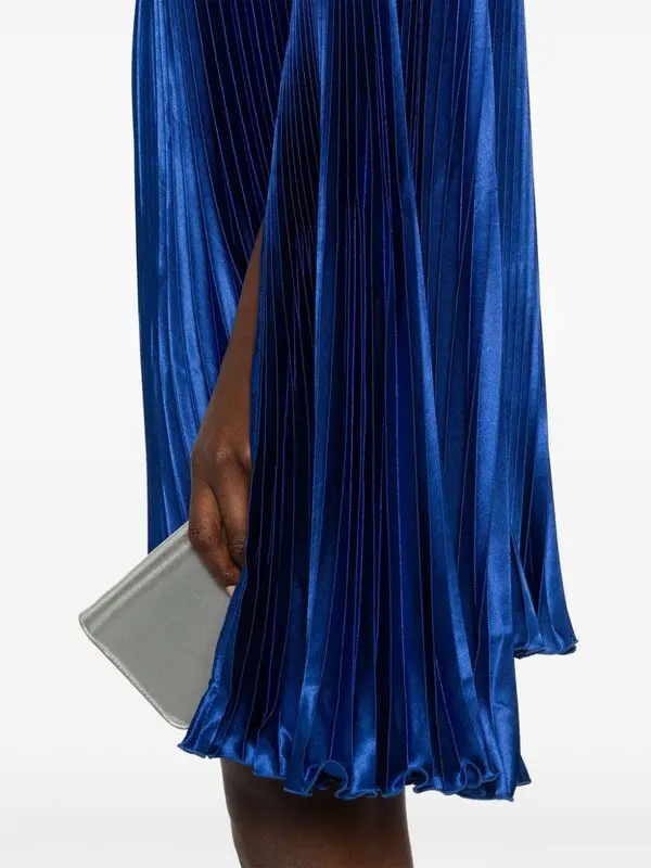 l'idee palais pleated mini dress L'Idee Palais Mini Dress - Gold