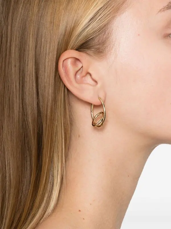 OTIUMBERG 14k Vermeil Spiralis Hoop Earrings - Gold