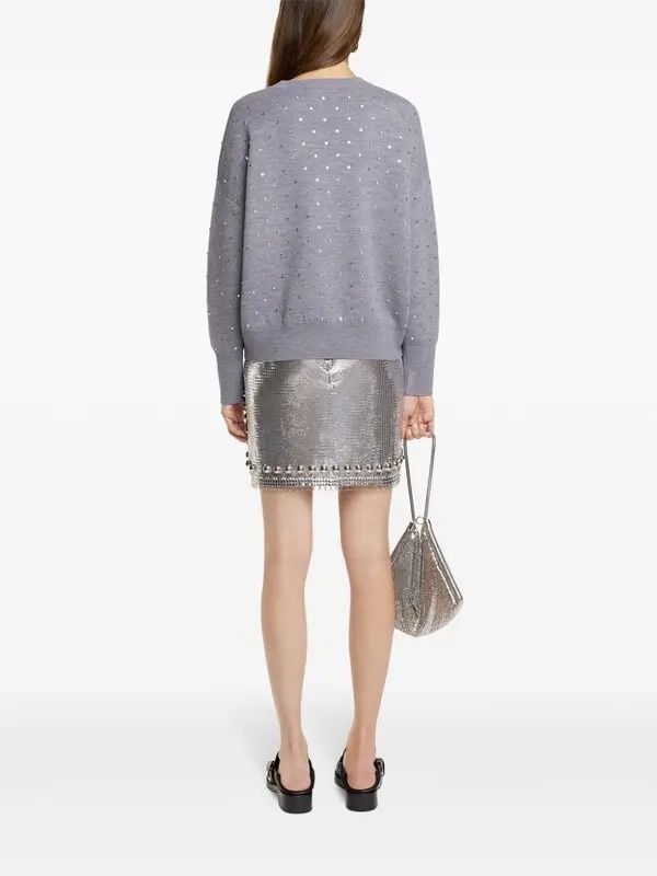 Rabanne Stud-embellished Mini Skirt