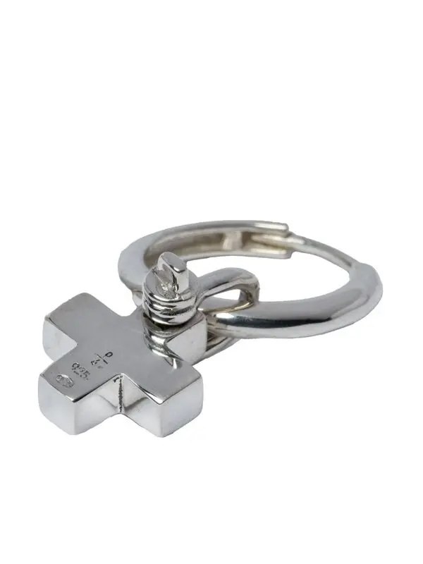 PARTS OF FOUR Cross-charm Earring