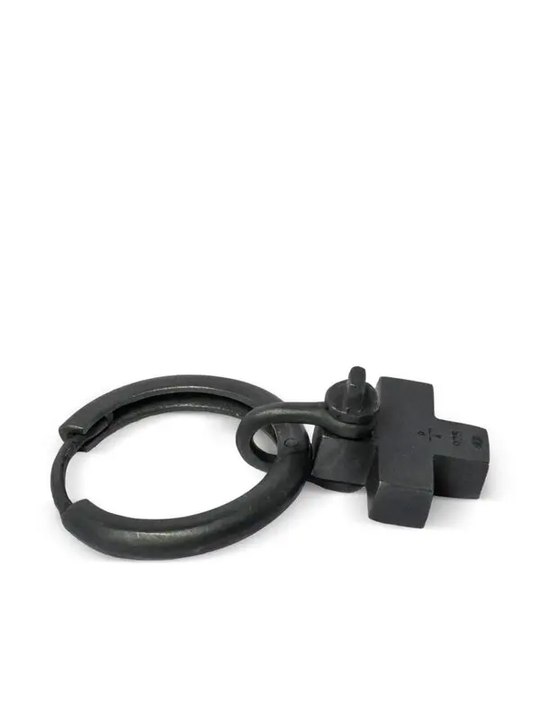 PARTS OF FOUR Cross Charm Hoop Earring