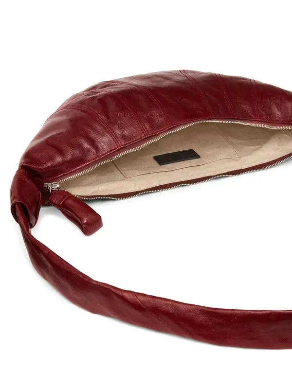 LEMAIRE Medium Croissant Cotton Bag - Red