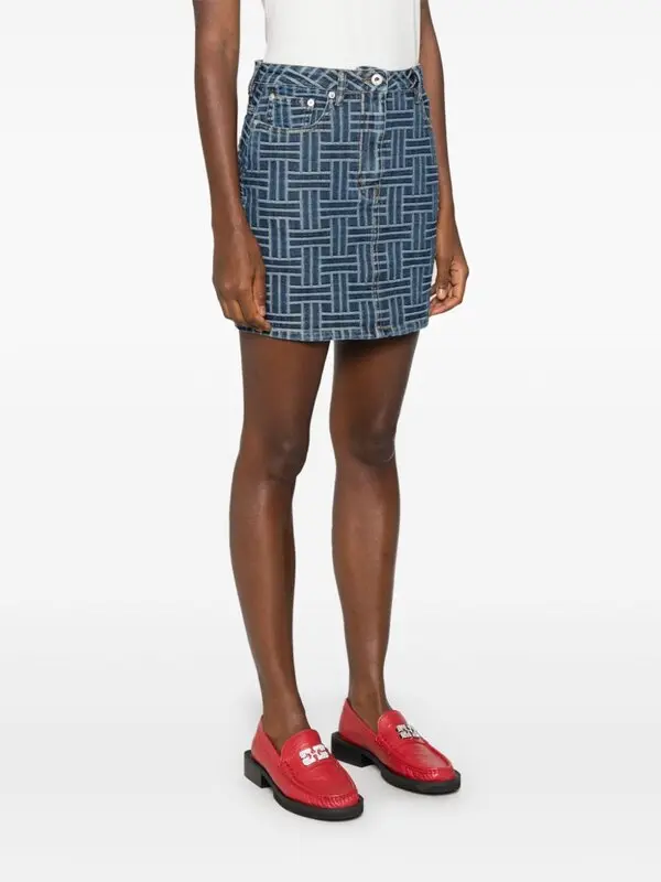 Kenzo Weave Mini Skirt