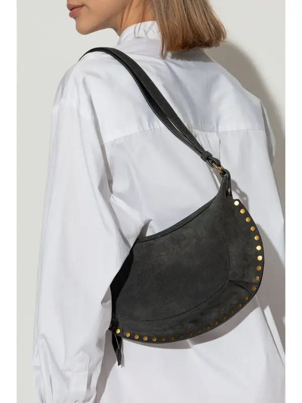 Isabel Marant Étoile Oskan Moon Shoulder Bag - Grey