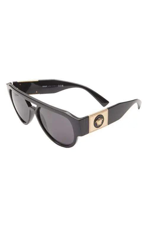 Versace 57mm Pilot Sunglasses