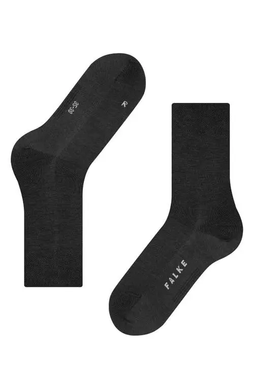 Falke Sensitive New York Crew Socks - Black