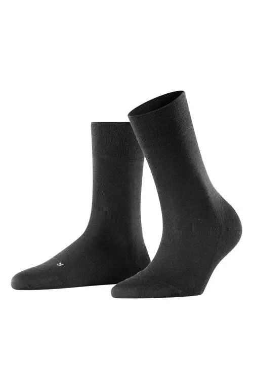 Falke Sensitive New York Crew Socks - Black