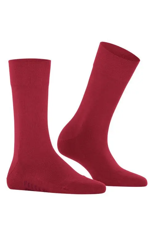 Falke Sensitive New York Crew Socks - Scarlet