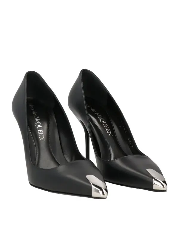 Alexander McQueen Pumps In Calfskin With Appliqués