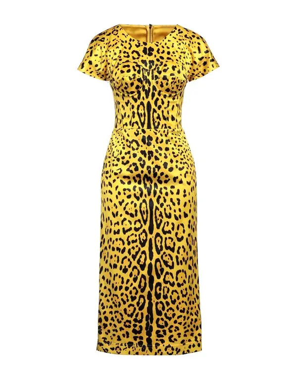 Dolce & Gabbana Leopard-print Midi Dress