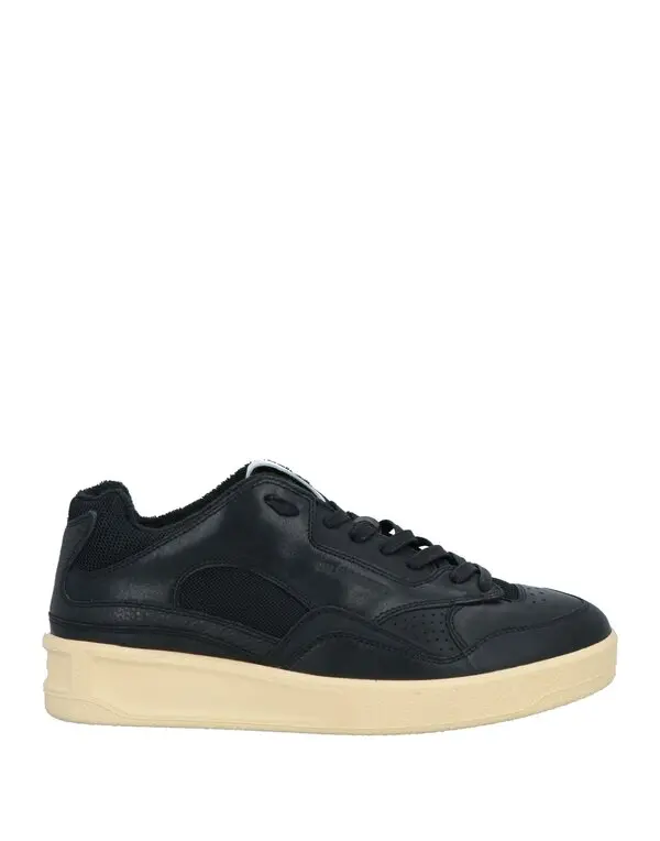 JIL SANDER Sneakers Size Soft Leather, Textile Fibers