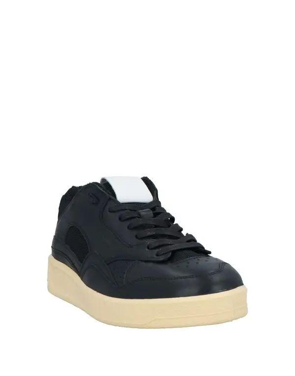 JIL SANDER Sneakers Size Soft Leather, Textile Fibers