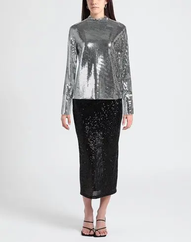 Maje Metallic Knit Top