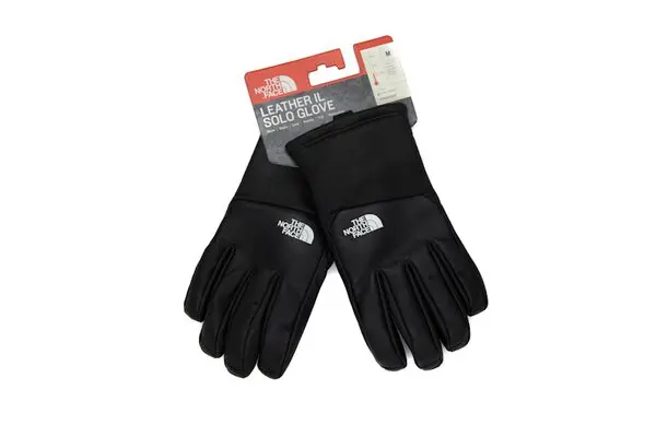 Supreme The North Face Leather Gloves - Black