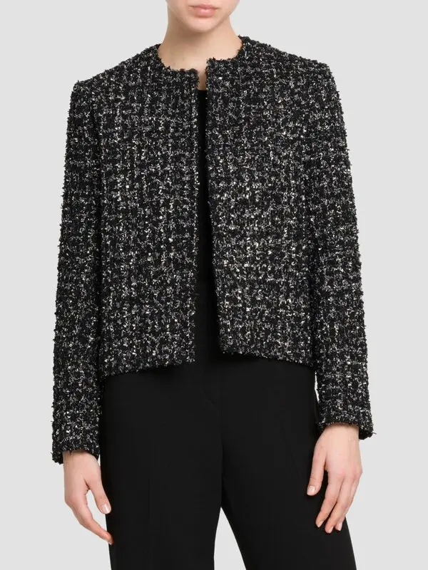 Kiton Metallic Tweed Jacket