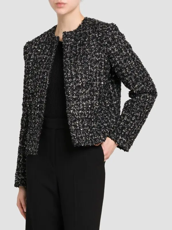 Kiton Metallic Tweed Jacket