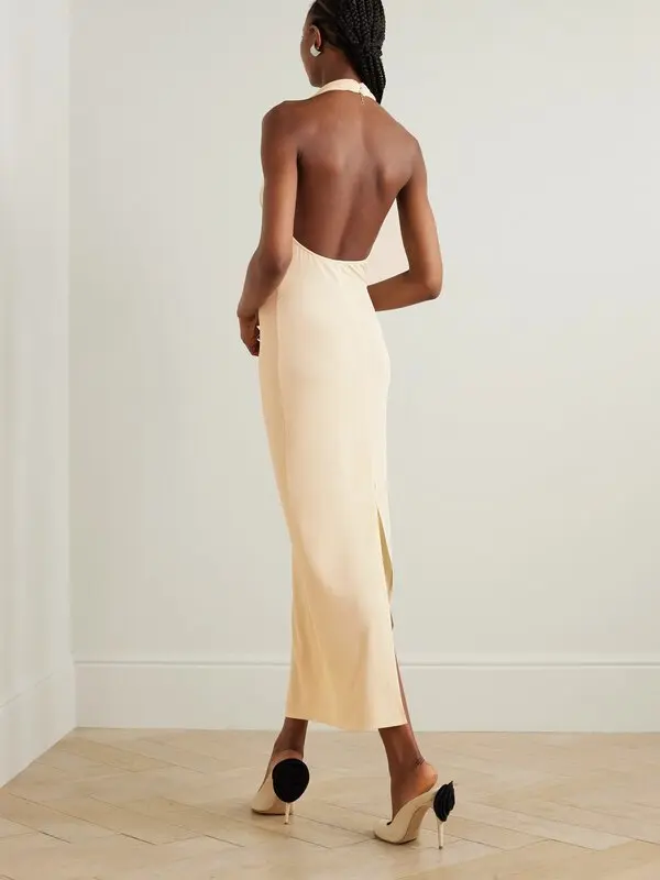 Magda Butrym Stretch-jersey Halterneck Midi Dress