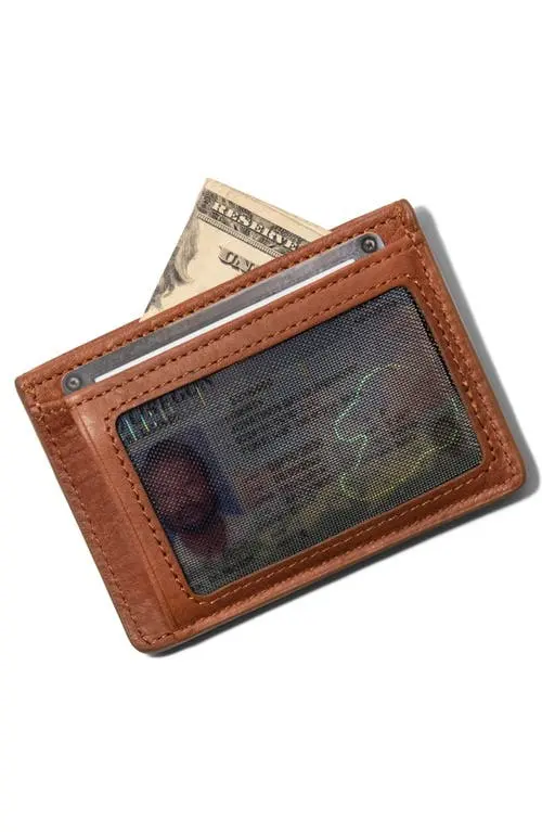 Will Leather Goods Front Pocket Leather Card Case