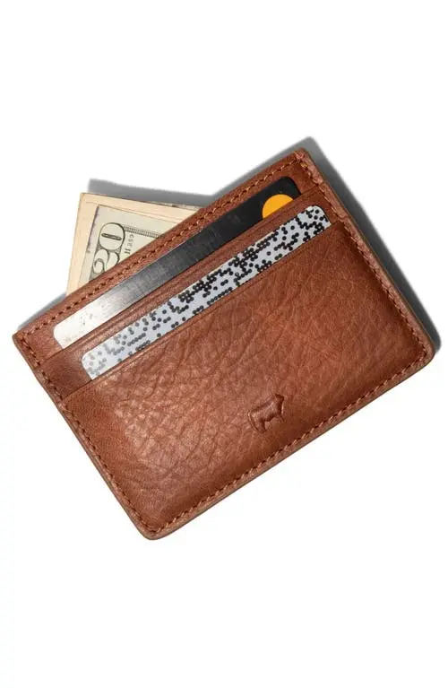 Will Leather Goods Front Pocket Leather Card Case