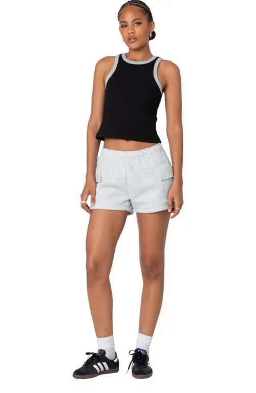 EDIKTED Garnet Cargo Sweat Shorts