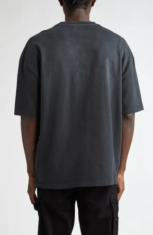 Amiri Arched Core Logo Oversize Graphic T-shirt - Black