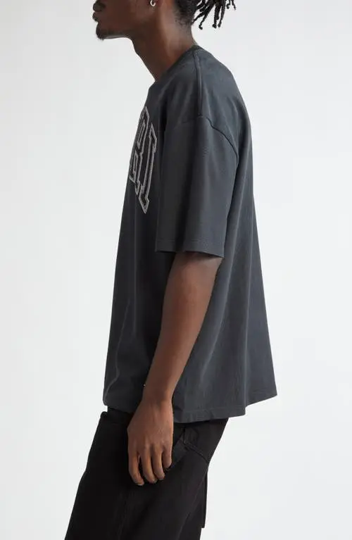 Amiri Arched Core Logo Oversize Graphic T-shirt - Black