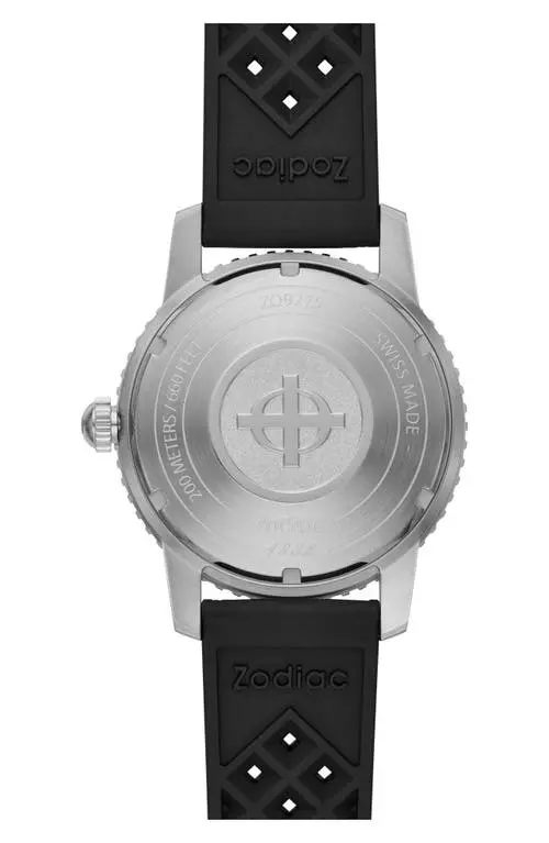 ZODIAC Compression Diver Automatic Strap Watch
