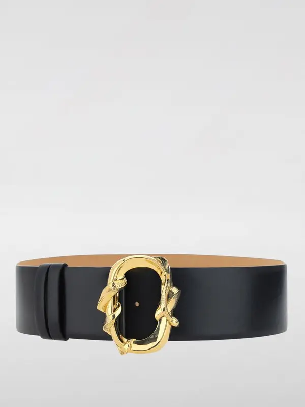 Alexander McQueen Leather Belt - Black