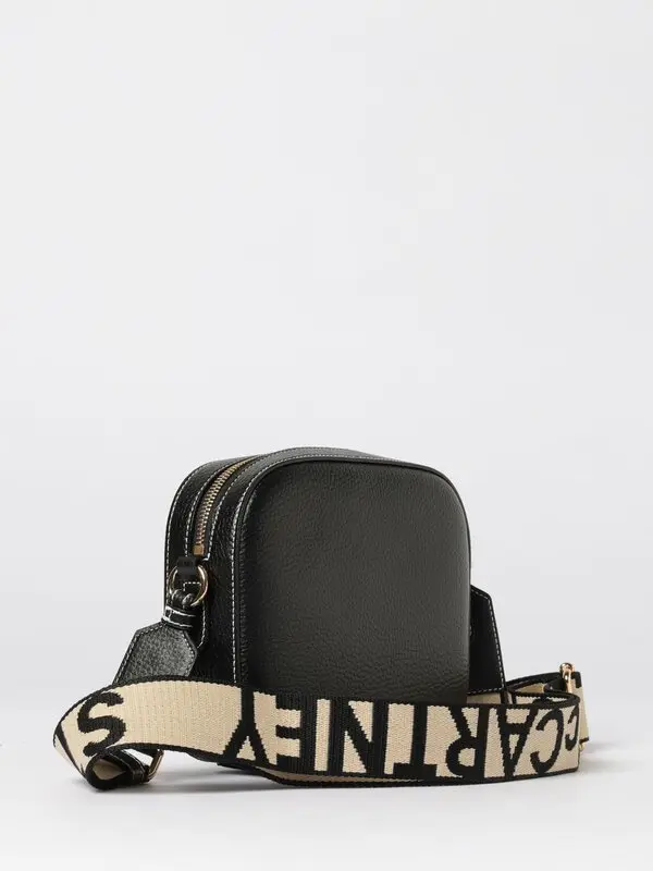 Stella McCartney Logo Perforated Mini Bag - Black
