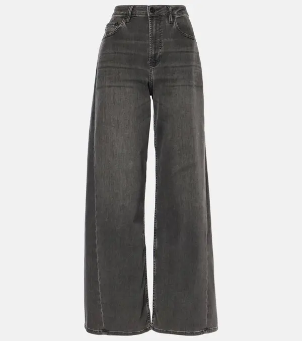 Ag Mid-rise Wide-leg Jeans