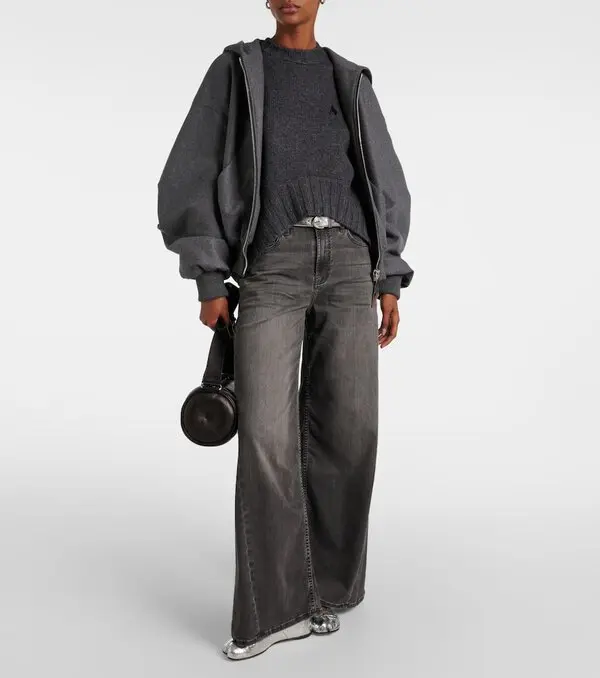 Ag Mid-rise Wide-leg Jeans