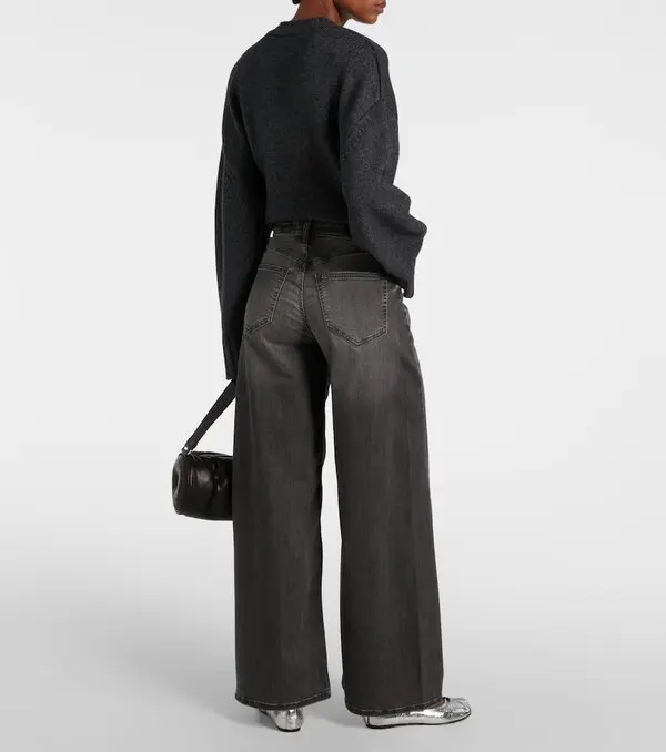Ag Mid-rise Wide-leg Jeans