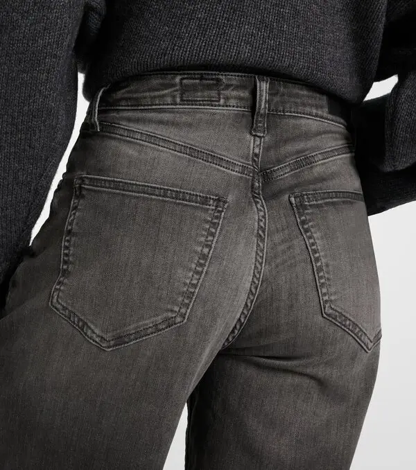 Ag Mid-rise Wide-leg Jeans