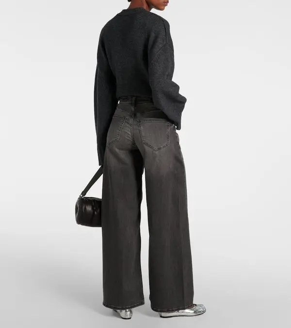 Ag Mid-rise Wide-leg Jeans