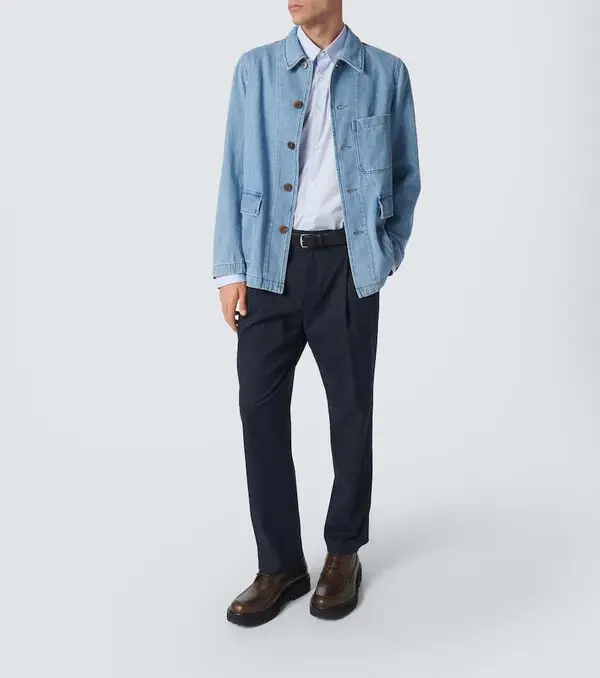Dries Van Noten Denim Overshirt - Blue