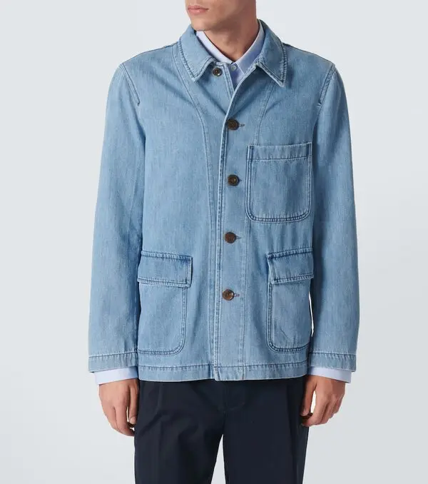 Dries Van Noten Denim Overshirt - Blue
