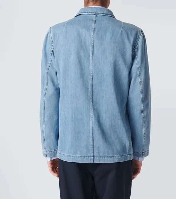 Dries Van Noten Denim Overshirt - Blue