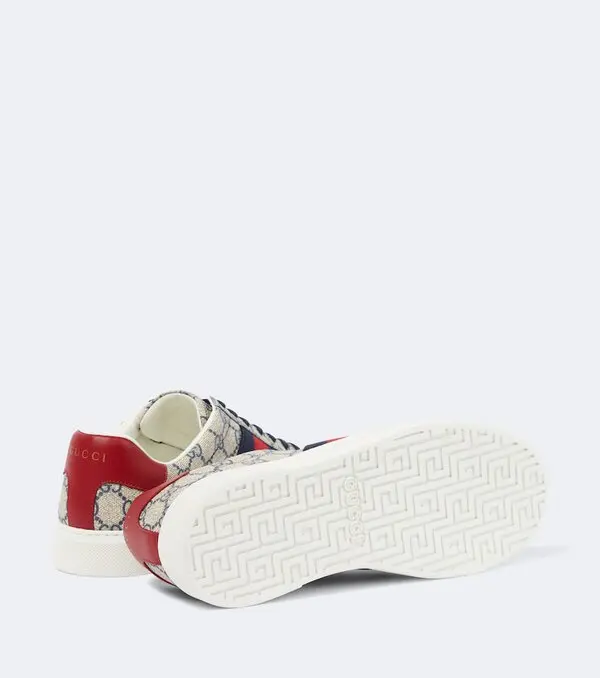 Gucci Ace Canvas Sneakers - Beige