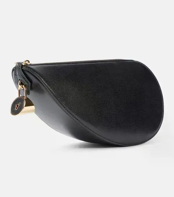 AZZEDINE ALAIA Alaïa Le Demi Cœur Leather Clutch