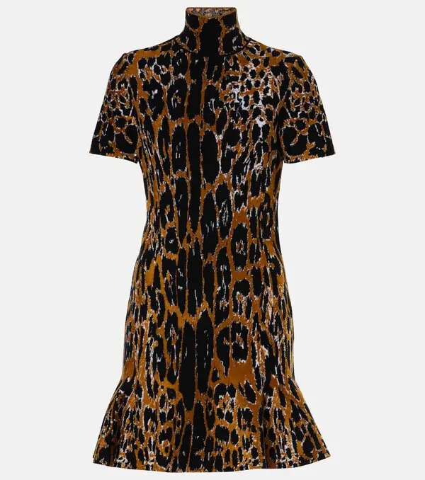 AZZEDINE ALAIA Alaïa Jacquard Minidress