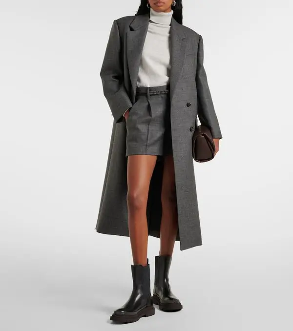 Brunello Cucinelli Wool Shorts