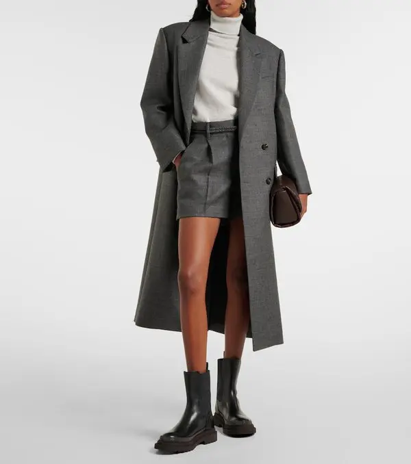 Brunello Cucinelli Wool Shorts