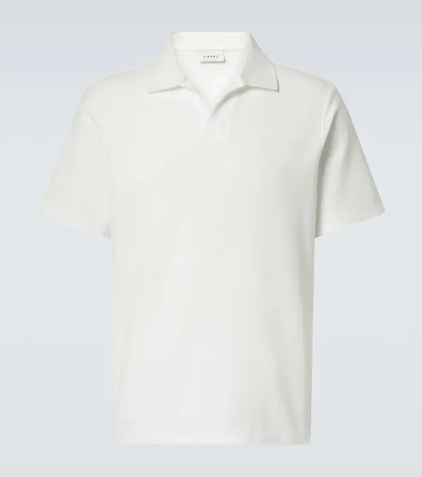 FRAME Cotton Polo Shirt - White