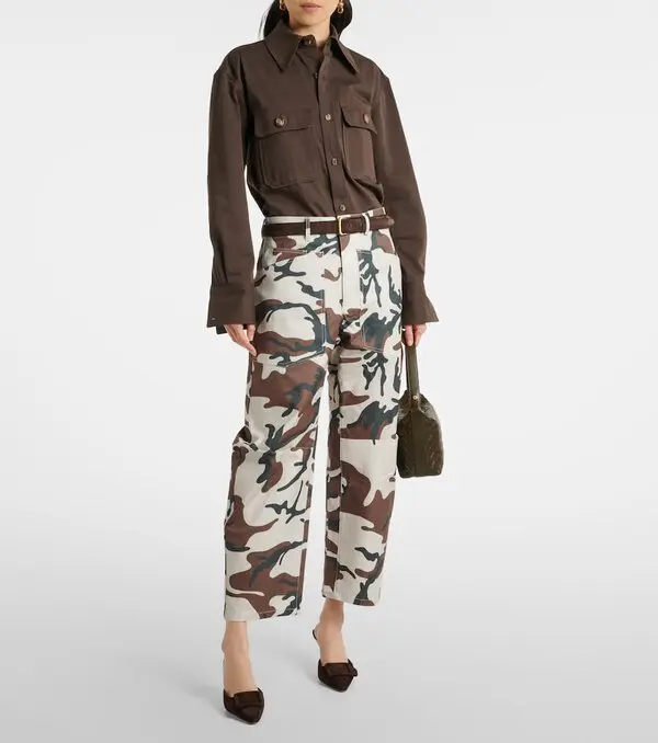 NILI LOTAN Shon Camouflage Cargo Pants - Multicoloured
