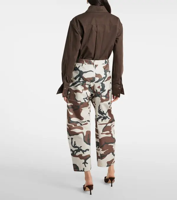 NILI LOTAN Shon Camouflage Cargo Pants - Multicoloured