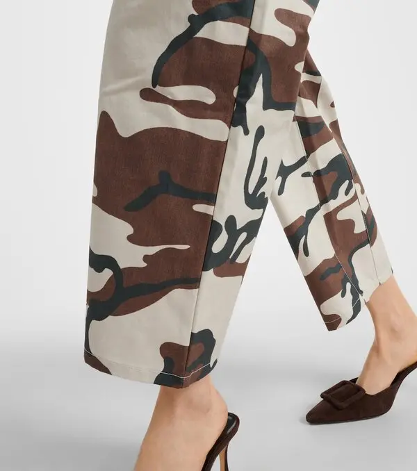 NILI LOTAN Shon Camouflage Cargo Pants - Multicoloured