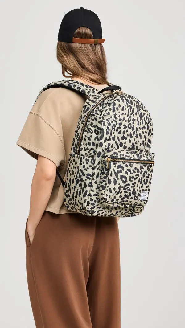 Herschel Supply Co. Leopard Print Settlement Backpack In  display picture 3